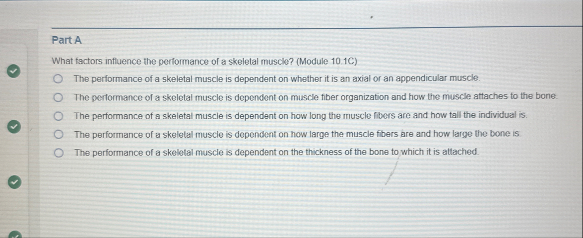 Solved Part AWhat factors influence the performance of a | Chegg.com