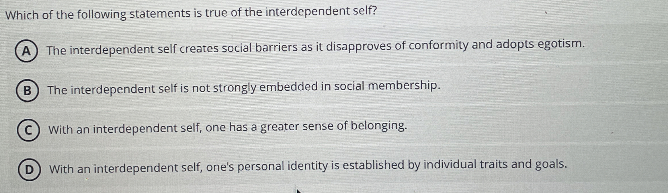 Solved Which of the following statements is true of the | Chegg.com