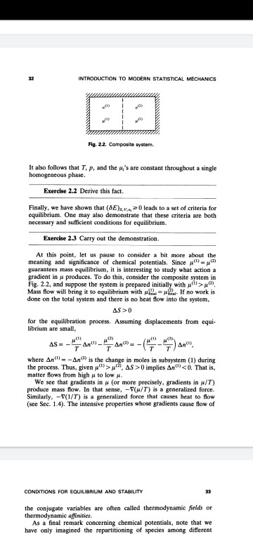 1. Consider a one-component system when two phases, | Chegg.com