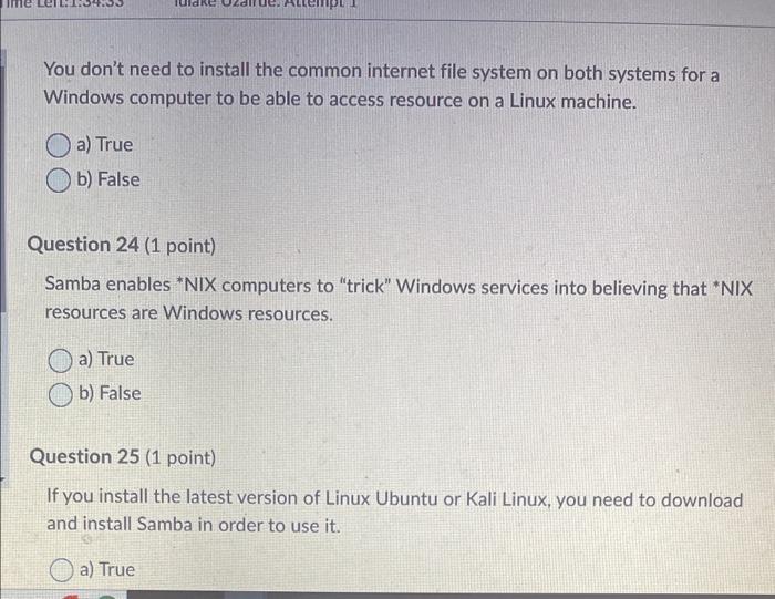 Solved You don't need to install the common internet file | Chegg.com