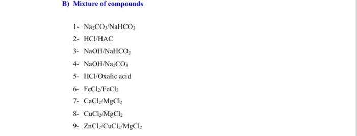 Solved 2- How to analyze the following compounds. Illustrate | Chegg.com