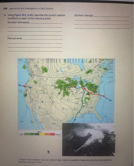 Solved 288 Applications and Investigations in Earth Science | Chegg.com
