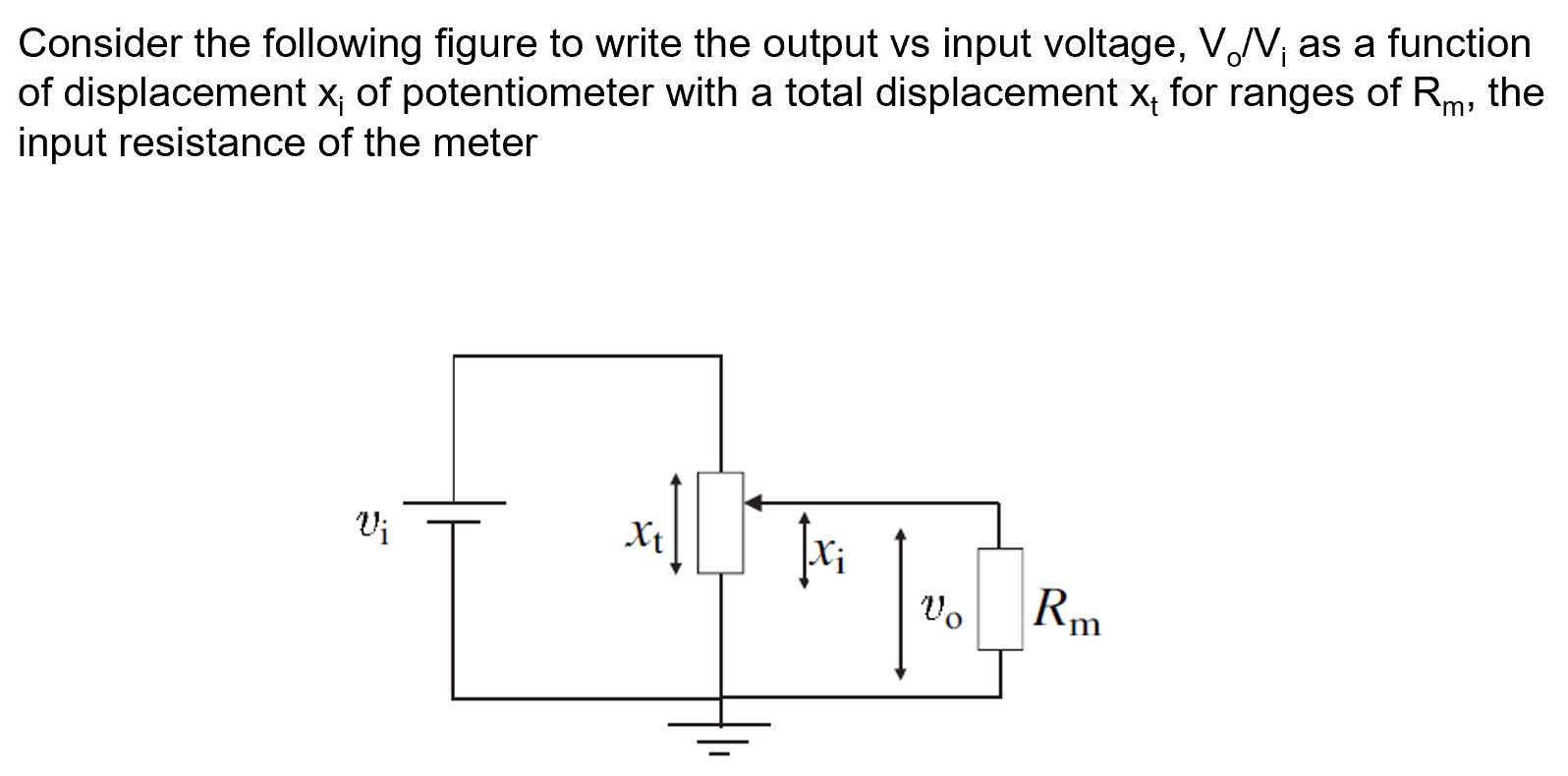 Solved Consider the following figure to ﻿write the output vs | Chegg.com