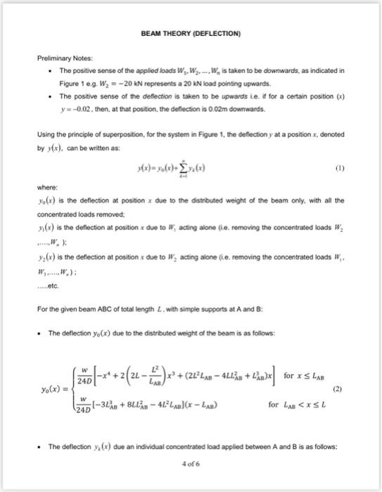 Solved Figure 1 shows a uniform beam ABC of total length L | Chegg.com