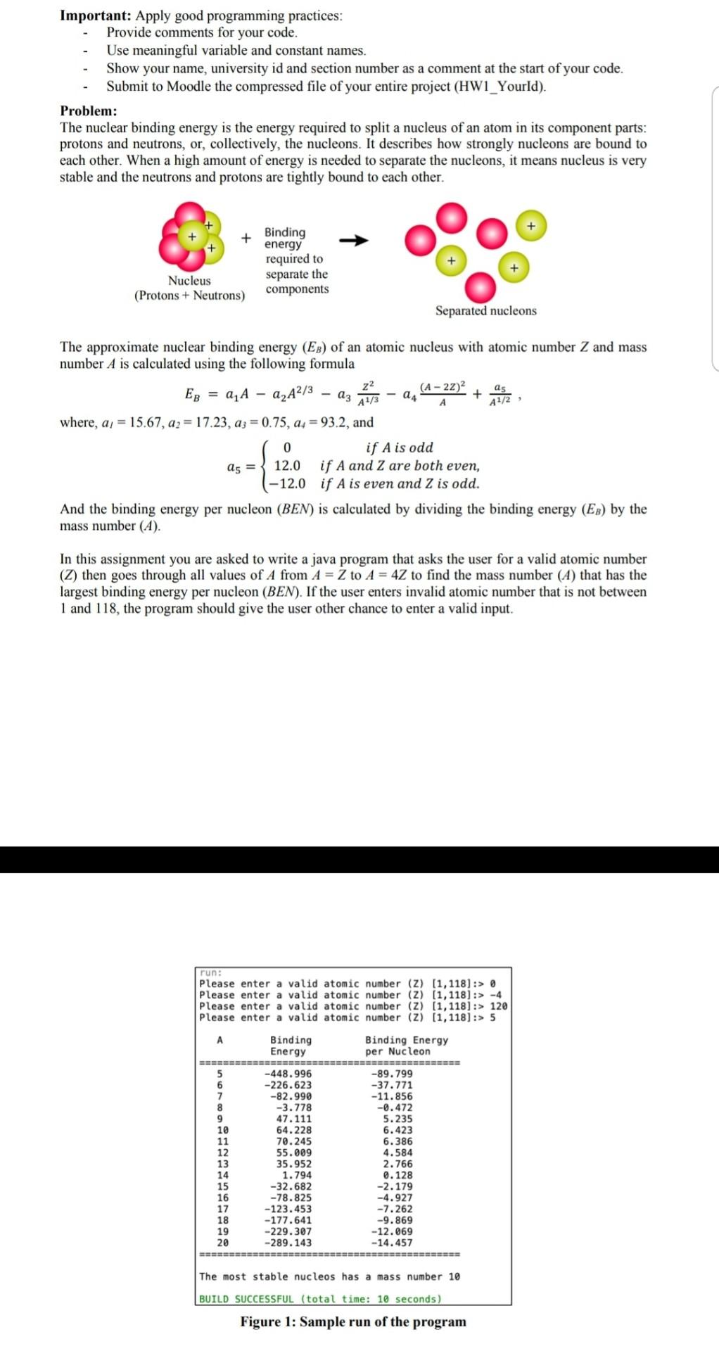 Solved Important: Apply good programming practices: Provide | Chegg.com