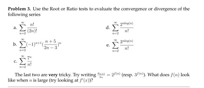 Solved Problem 1. Does the Alternating Series Test guarantee | Chegg.com