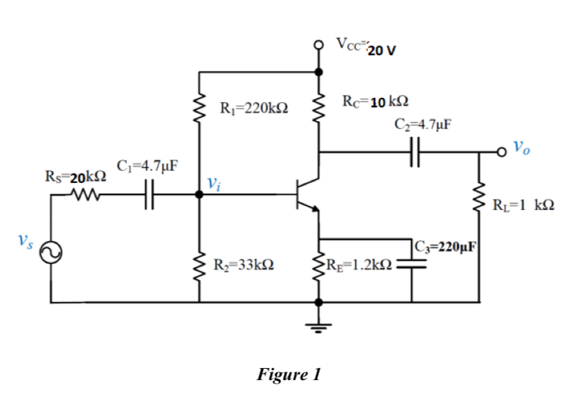 Solved Set up the circuit given in Figure 1 ﻿in ORCAD. Use | Chegg.com