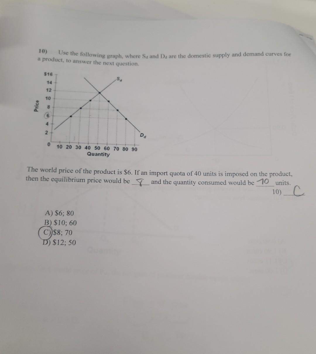 Solved Sorry, my picture is a little blurry. The correct | Chegg.com