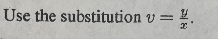 Solved Use the substitution method to solve the following | Chegg.com