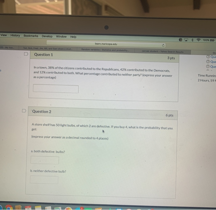 Solved view History Bookmarks Develop Window Help O % 100% | Chegg.com
