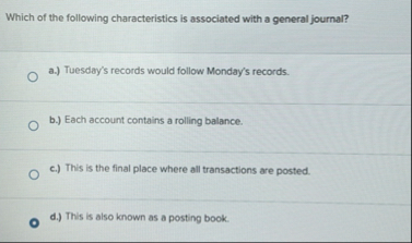 Solved Which of the following characteristics is associated | Chegg.com