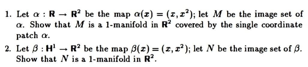 Solved Manifolds - Munkres - Please use the 3 criteria in | Chegg.com