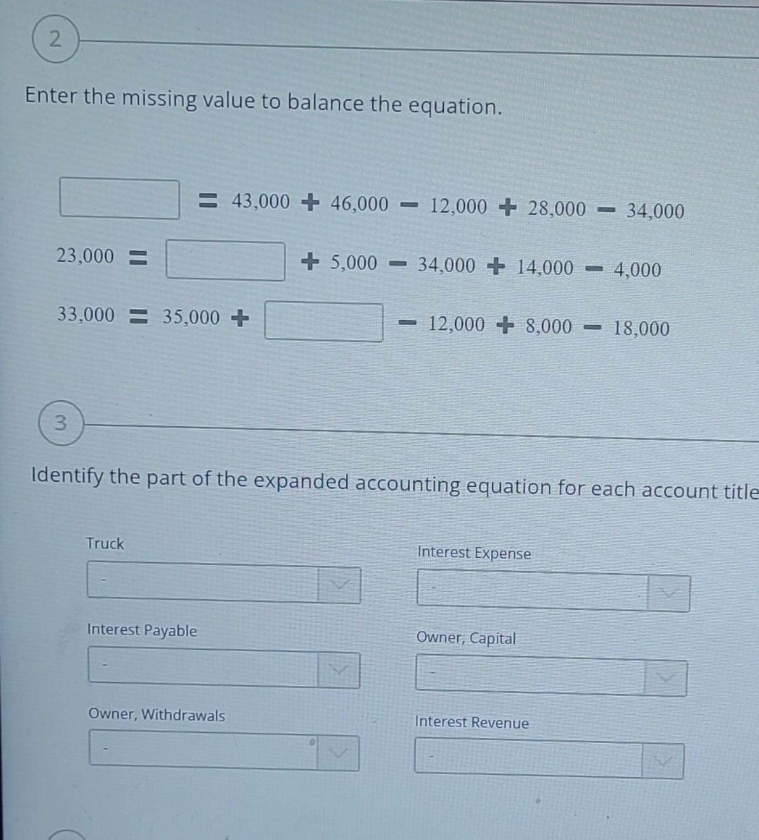 Solved Enter the missing value to balance the equation. | Chegg.com