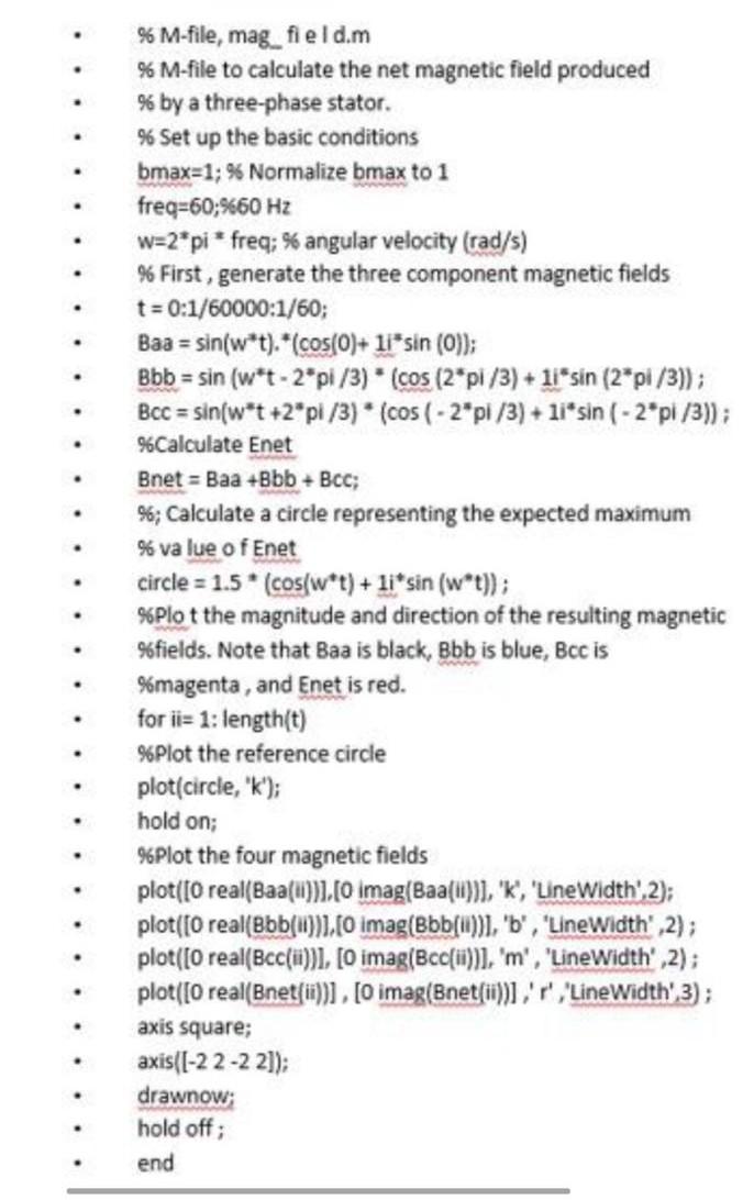 Solved Reproduce the m.file code given in slide 14 to | Chegg.com