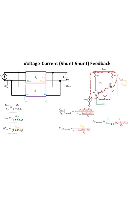 Solved Voltage-Voltage (Series-Shunt) Feedback VO ܩܐ ܬ V. 1+ | Chegg.com
