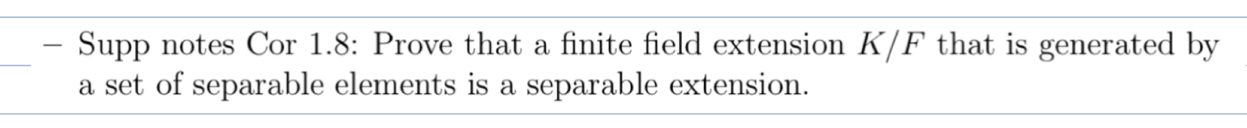 Solved Prove that a finite field extension K/F that is | Chegg.com