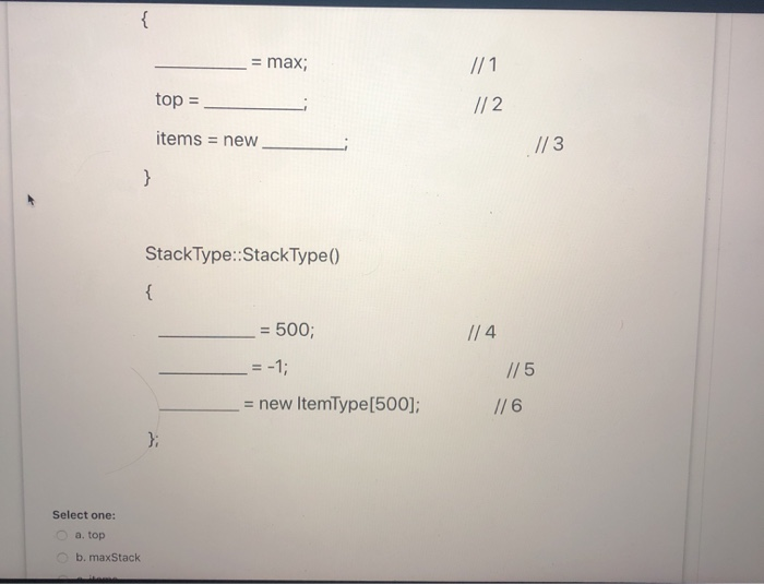 Solved Read the following code segment and fill in blank #1. | Chegg.com