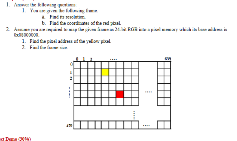 Solved Assume you are required to map the given frame as | Chegg.com