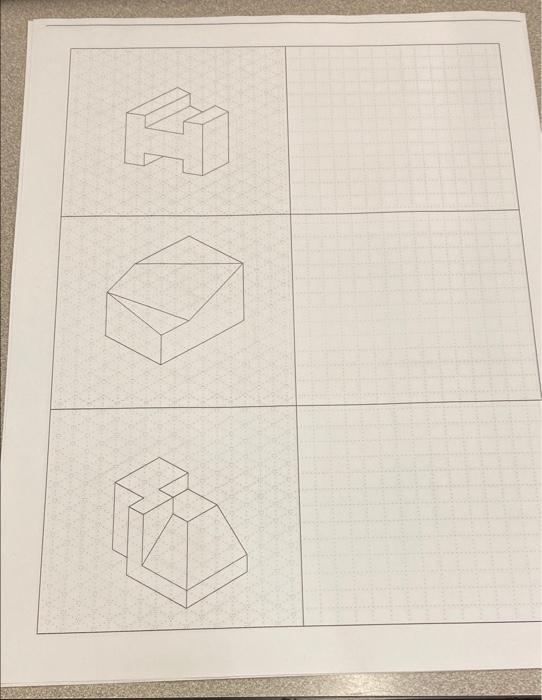 Solved i need the front, top, and side views | Chegg.com