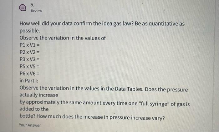 Solved Part 3-Data Table:Part 2 - Data Table: Analysis: 1. | Chegg.com