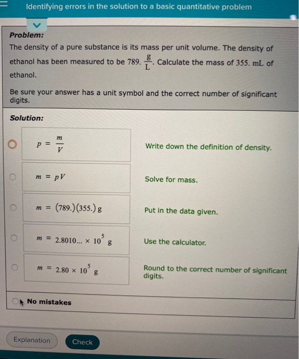 Solved Identifying errors in the solution to a basic | Chegg.com