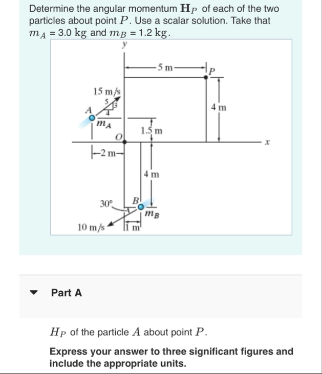 Solved Determine the angular momentum HP ﻿of each of the two | Chegg.com