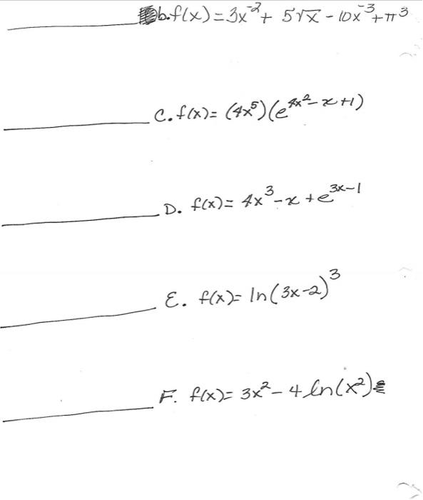 Solved SHOW WORK AND SOLVE B, C, D, E, AND F find the | Chegg.com