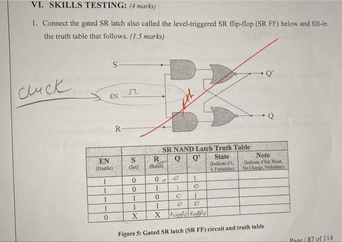 Solved 1. Connect the gated SR latch also called the | Chegg.com