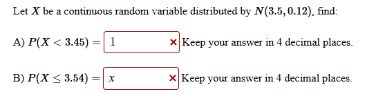 Solved Let x be ﻿a continuous random variable distributed | Chegg.com