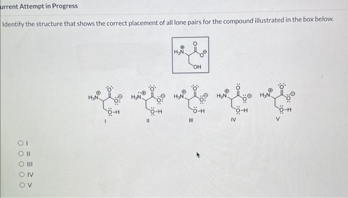 Solved dentify the structure that shows the correct | Chegg.com
