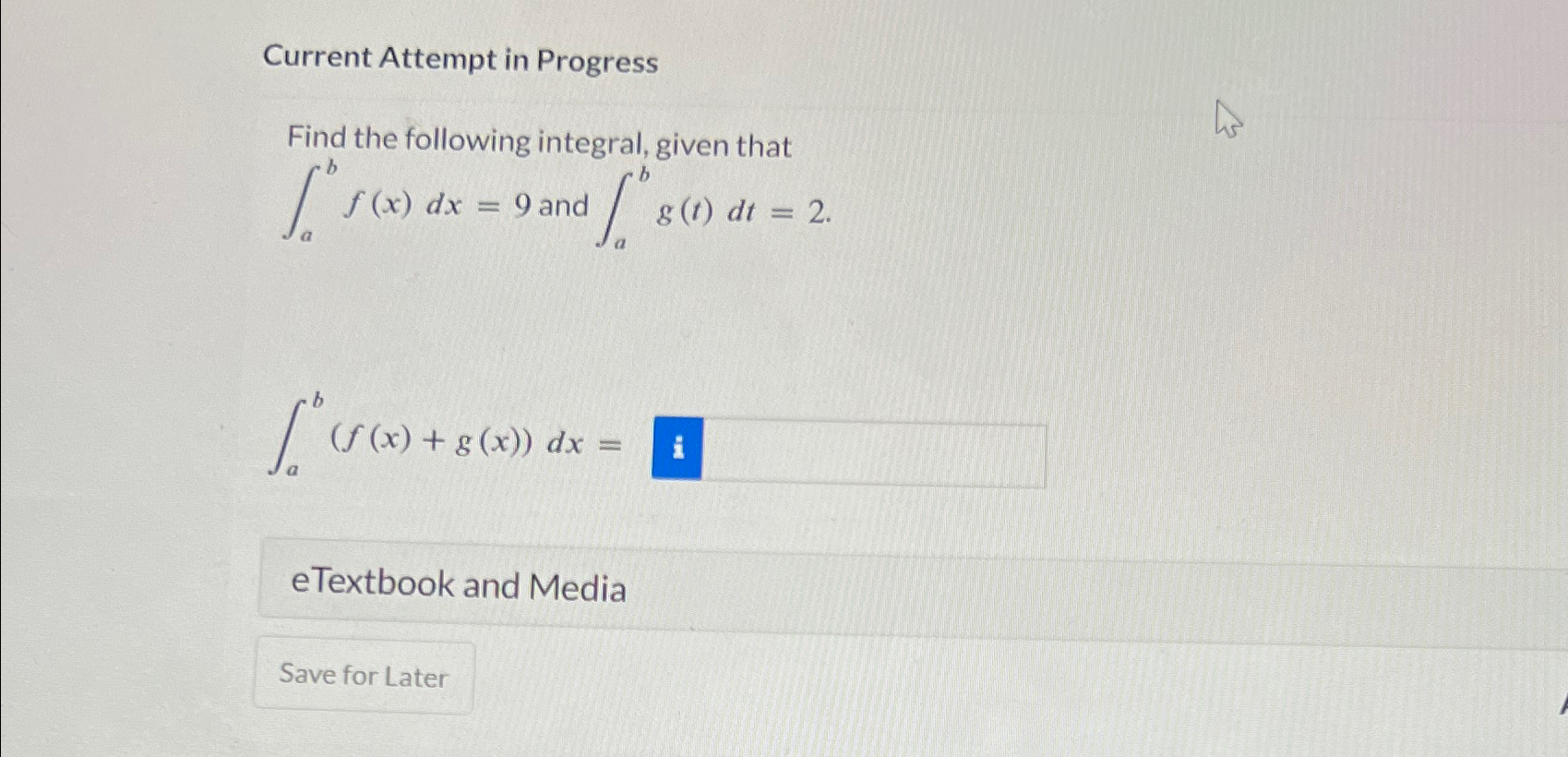 Solved Current Attempt in ProgressFind the following | Chegg.com