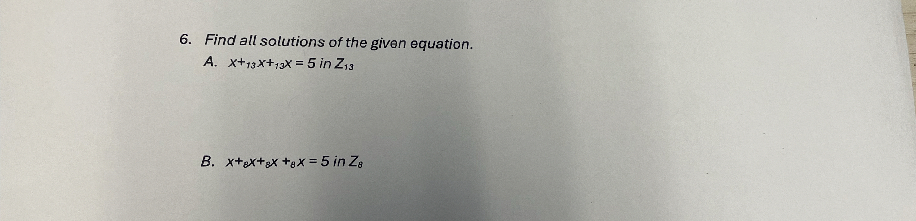 Solved Find all solutions of the given | Chegg.com