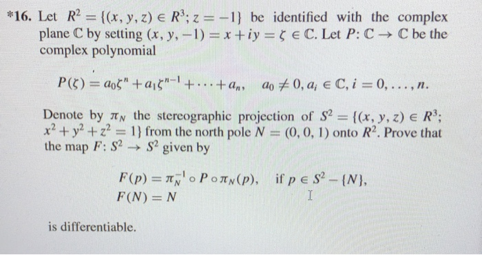 23. Prove that the map F: SP → S defined in Exercise | Chegg.com