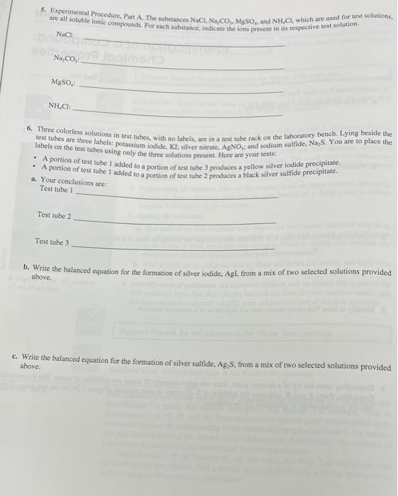 Solved Experiment 2 Prelaboratory Assignment Identification | Chegg.com