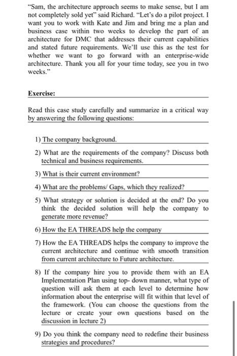 Solved Case Study: Danforth Manufacturing Company Scene 1: | Chegg.com