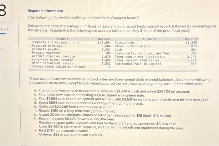 Solved 3. Prepare an unadjusted income statement for the | Chegg.com