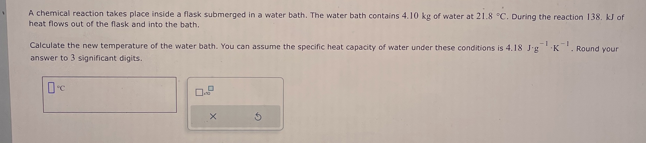 Solved A chemical reaction takes place inside a flask | Chegg.com