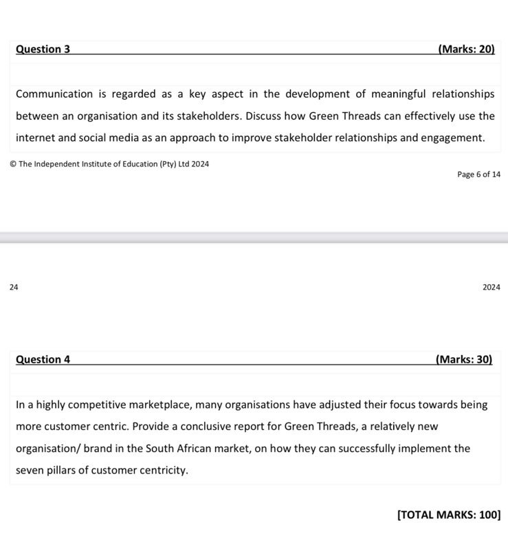 Solved Question 3(Marks: 20)Communication is regarded as a | Chegg.com