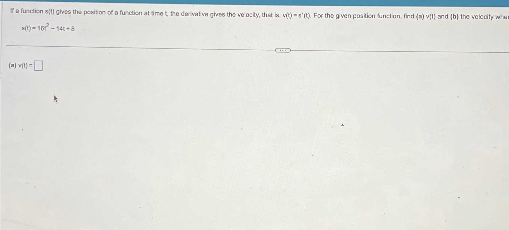 Solved If A Function S T ﻿gives The Position Of A Function