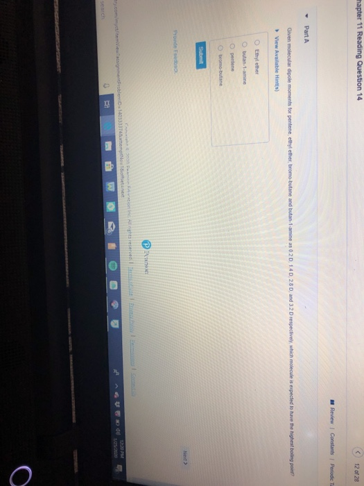 Solved hapter 11 Reading Question 14 12 of 28 a Review | | Chegg.com