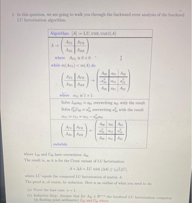 2. In this question, we are going to walk you through | Chegg.com