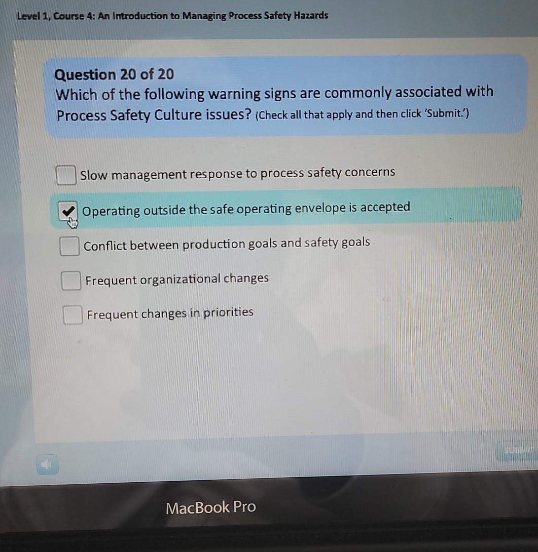 Solved Level 1, Course 4: An Introduction to Managing | Chegg.com
