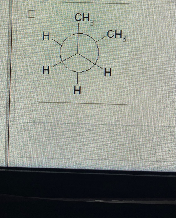 Solved Select the lowest energy conformation of butane. CH3 | Chegg.com