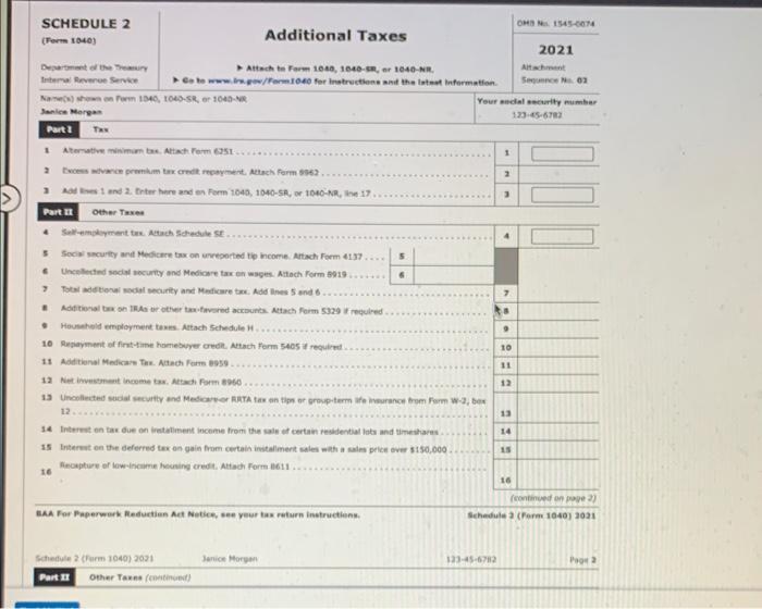 Janice Morgan, age 24, is single and has no | Chegg.com