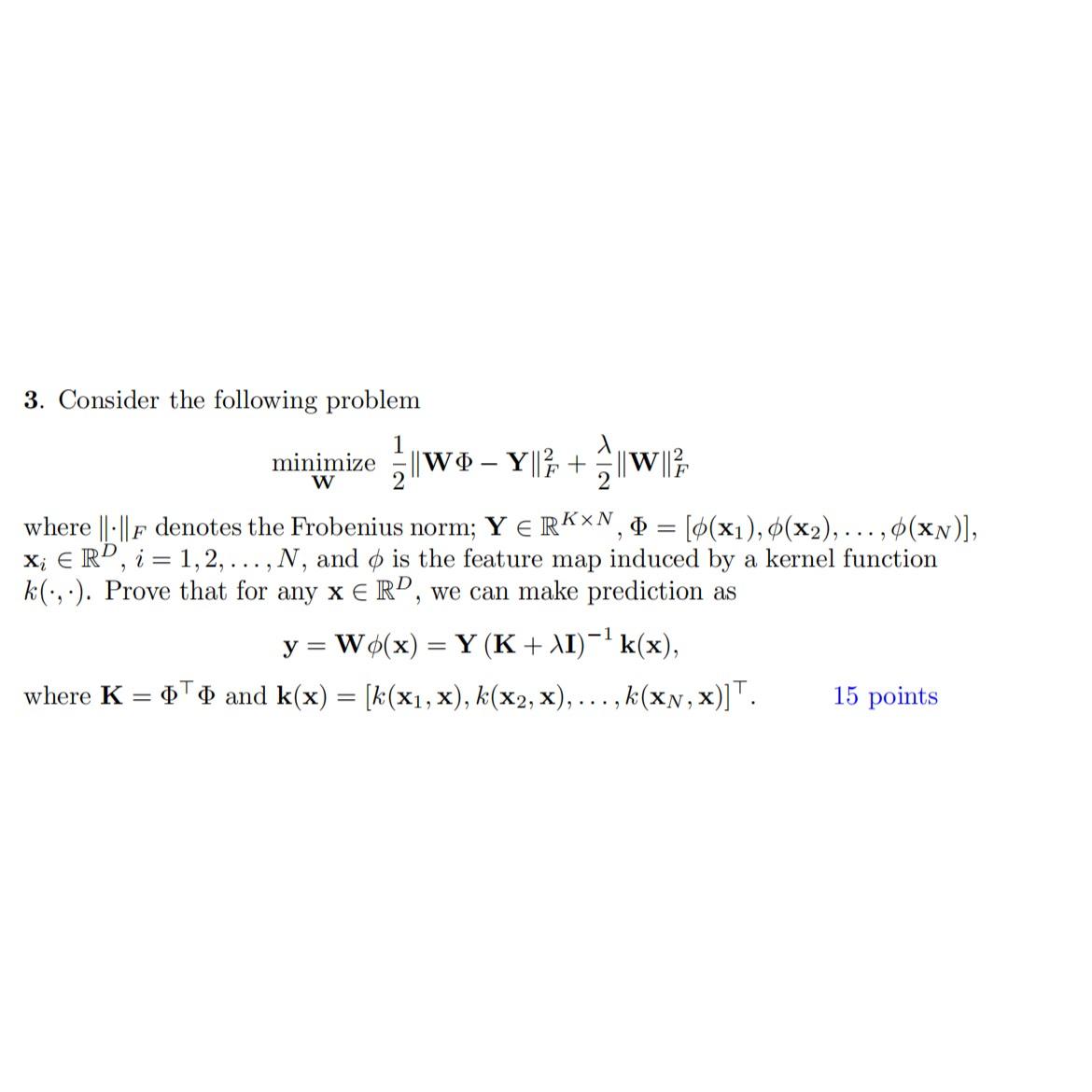 Solved Consider the following | Chegg.com