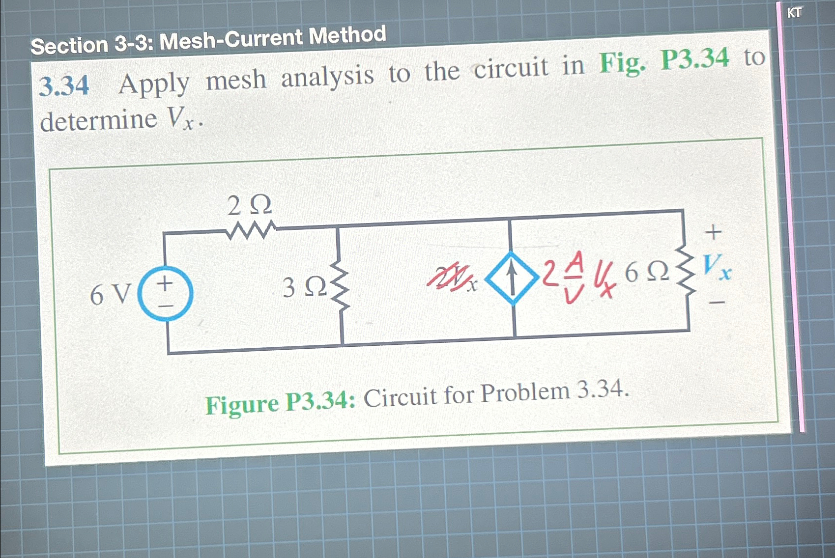 Solved Section 3-3: Mesh-Current Method3.34 Apply mesh | Chegg.com Solved Section 3-3: Mesh-Current Method3.34 Apply mesh | Chegg.com
