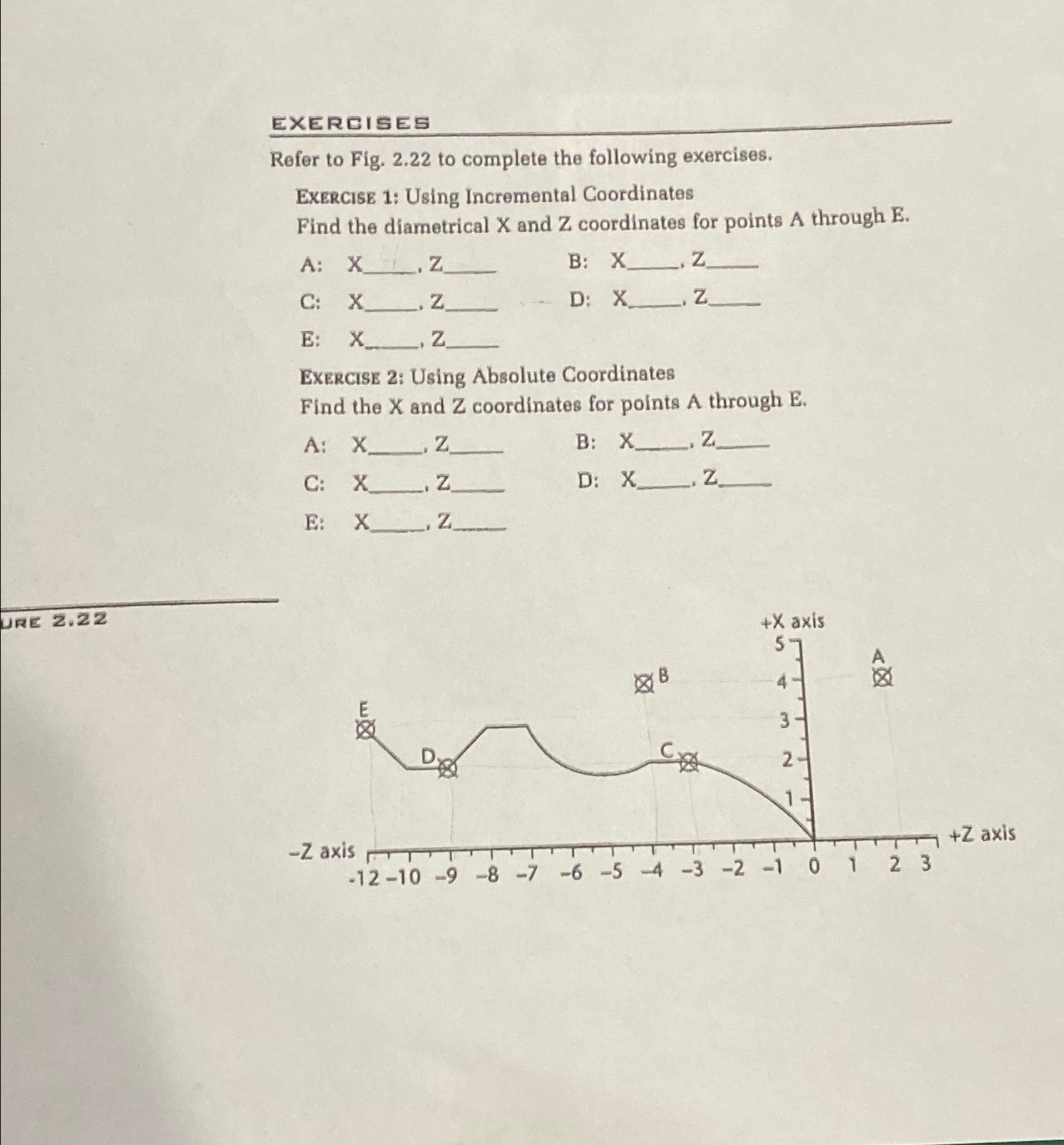 Solved EXERCISESRefer to Fig. 2.22 ﻿to complete the | Chegg.com
