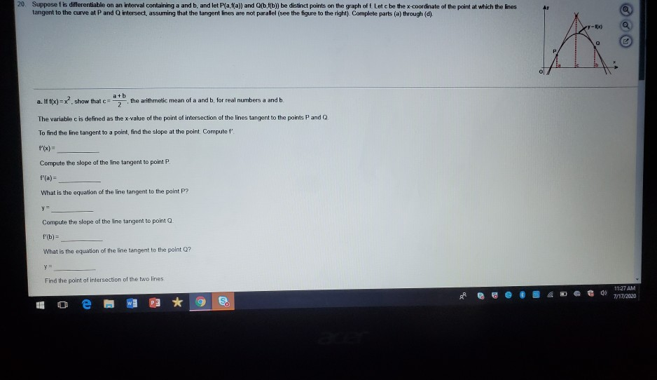 Solved 20. Suppose fis differentiable on an interval | Chegg.com