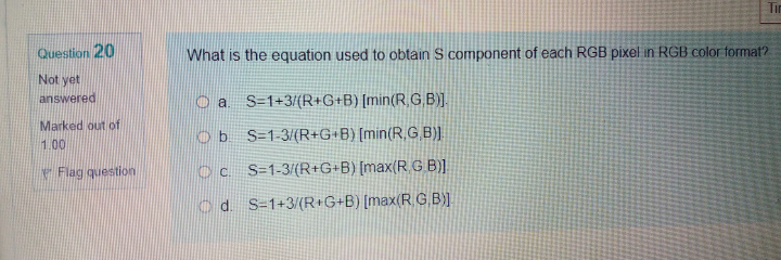 Solved Tir Question 20 What is the equation used to obtain S | Chegg.com