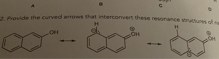Solved U211 med arrows that interconvert these resonance | Chegg.com